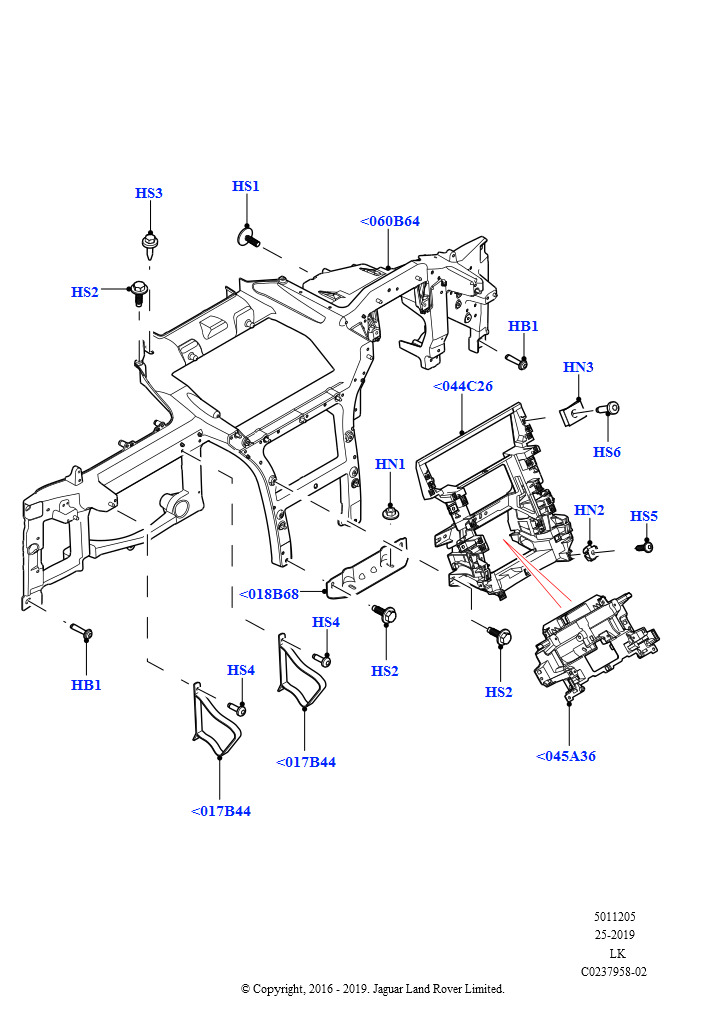 Панель приборов (Внутренние элементы) Range Rover 2013, цены на ...